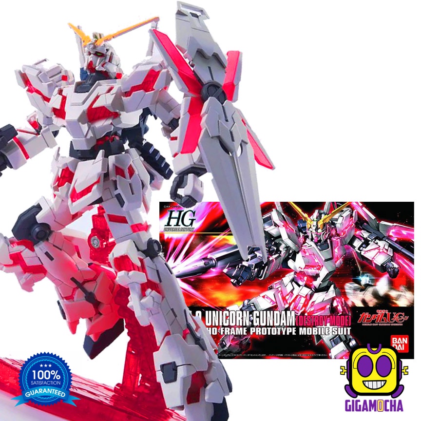 Jual Unicorn Gundam 02 Banshee Destroy Mode HG BANDAI Original Skala 1: ...