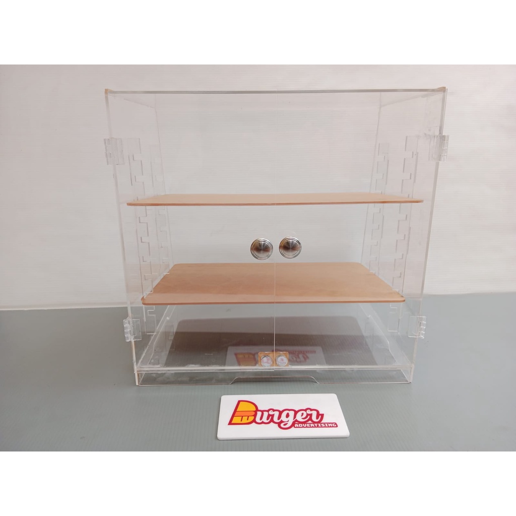 Jual Jual Rak Roti Akrilik Display Akrilik Etalase Rak kue/Bakery/Donat ...