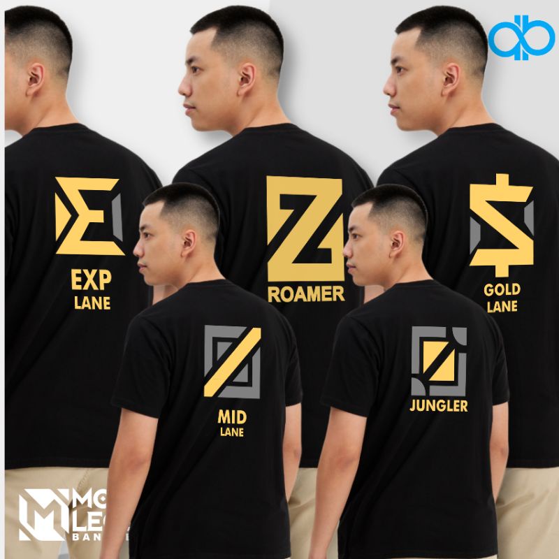 Jual AB T-SHIRT lane mobile legend | kaos gamers | Shopee Indonesia