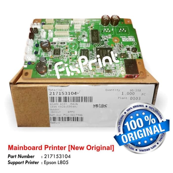 Jual Mainboard Motherboard Printer Epson L805 WiFi- Logic Board L805 ...