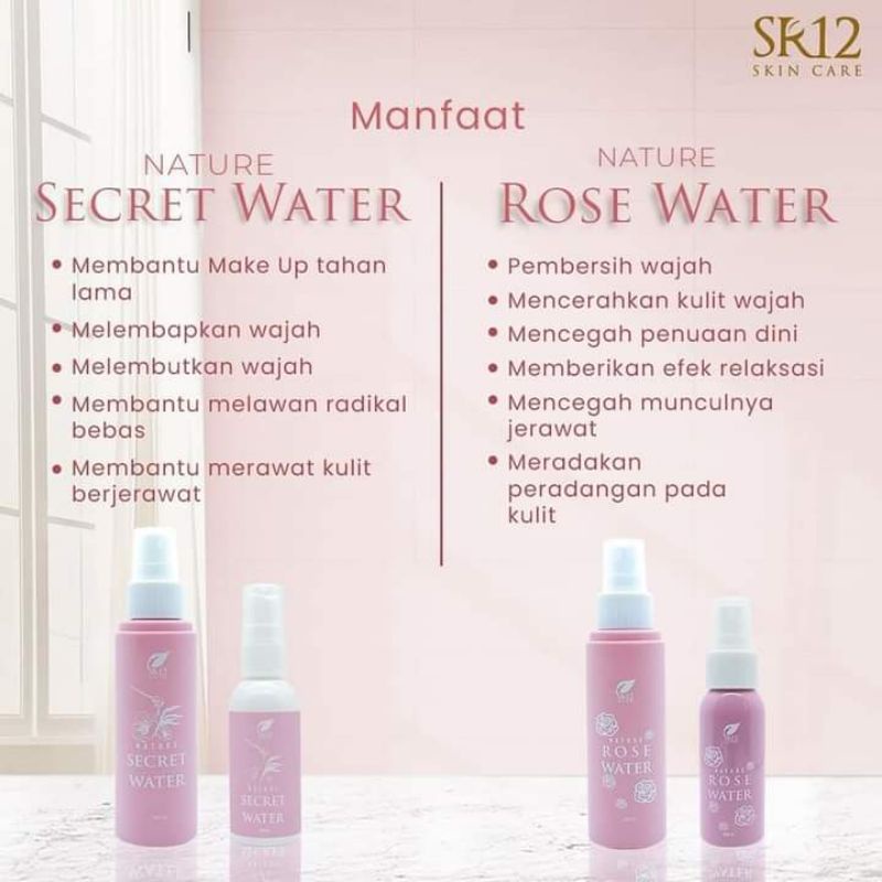 Jual setting spray(rose water &secret water) | Shopee Indonesia