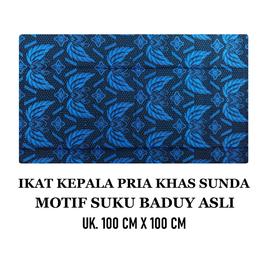 Jual SYAL SCARF IKAT KEPALA TENUN ETNIK SUKU BADUY PRIA WANITA ...