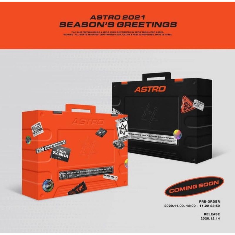 Jual Po batch 2 Season Greetings Astro 2021 (mj, moonbin, sanha, desk ...