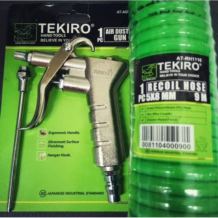 Jual Air Duster Set Selang Kompresor 9 Meter Alat Tiup Angin TEKIRO - Semprotan Angin Kompresor ...