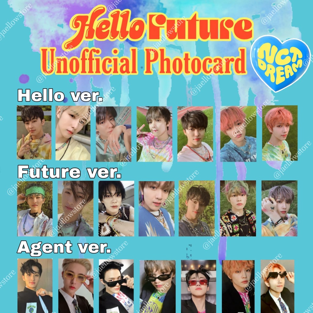 Jual PC PHOTOCARD HELLO FUTURE NCT DREAM JAEMIN JENO MARK RENJUN ...