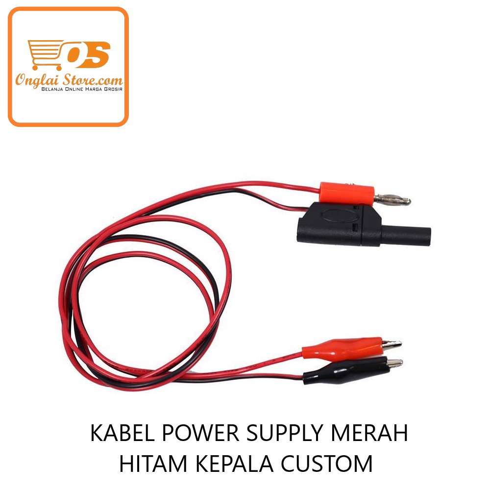 Jual KABEL POWER SUPPLY MERAH HITAM KEPALA CUSTOM | Shopee Indonesia
