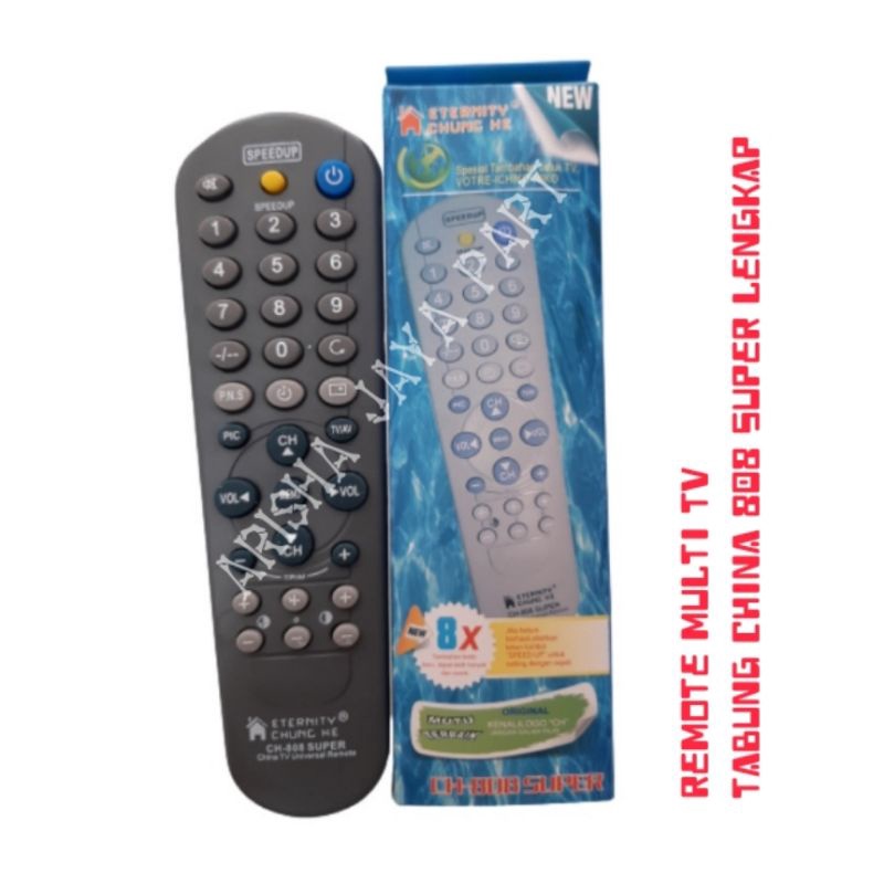 Jual Remote Multi TV China 808 Tabung | Shopee Indonesia