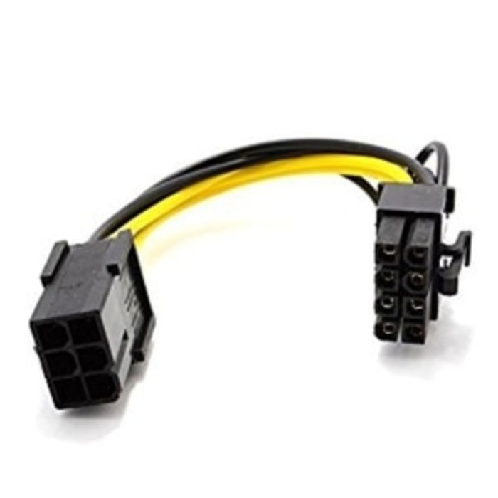 Jual KABEL POWER VGA / ADAPTER 6 PIN TO 8 PIN / 6 KE 8PIN PCIE / PCI-E ...