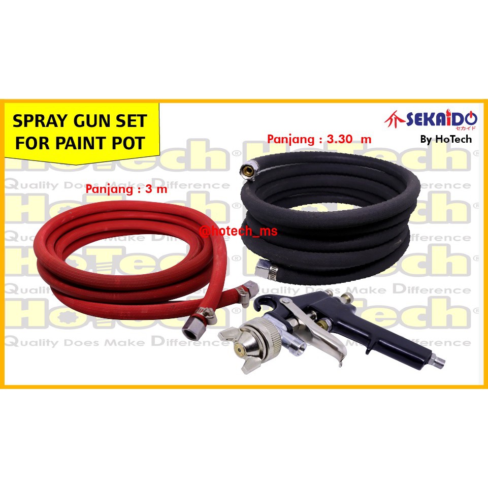 Jual Spray Gun Set For Paint Pot | Shopee Indonesia