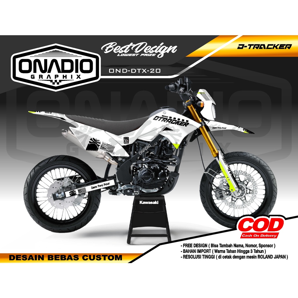 Jual DECAL STICKER DTRACKER SUPERMOTO - stiker dekal full body DTRACKER ...