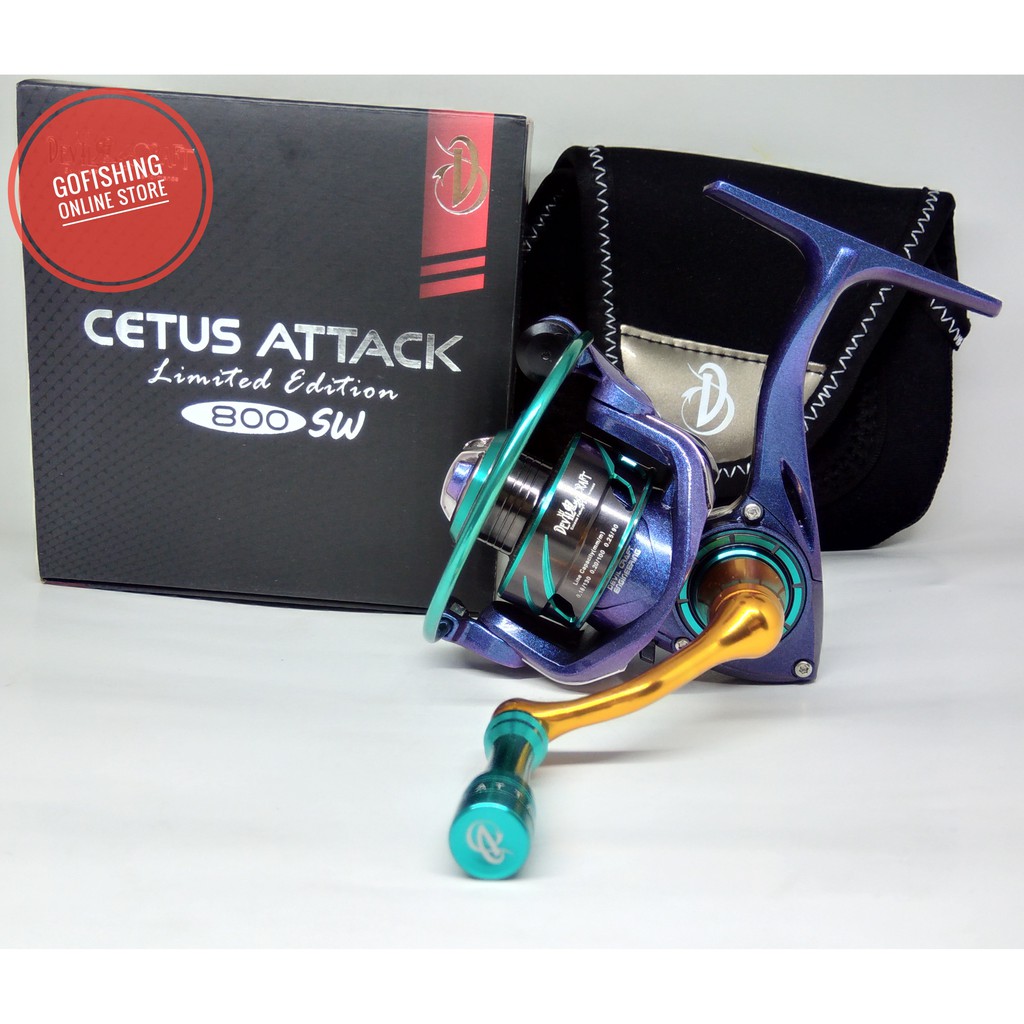 Jual Reel Devil Craft Cetus Attack 800 SW Limited Edition Cetus attack ...