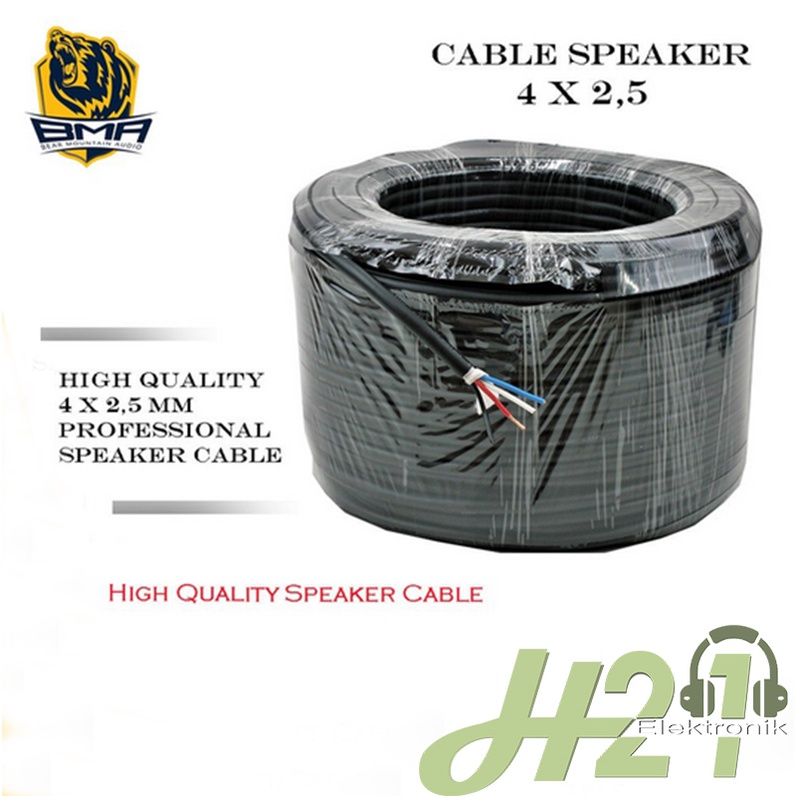 Jual KABEL / CABLE SPEAKER 4 X 2,5 BMA / KABEL SPIKER SPEKER MERK BMA ...