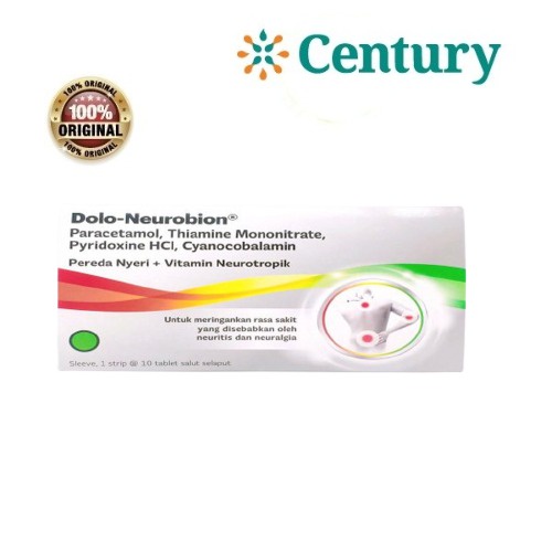 Jual DOLO NEUROBION DRAGEE 1 STRIP / VITAMIN B KOMPLEKS / VIT B/B ...