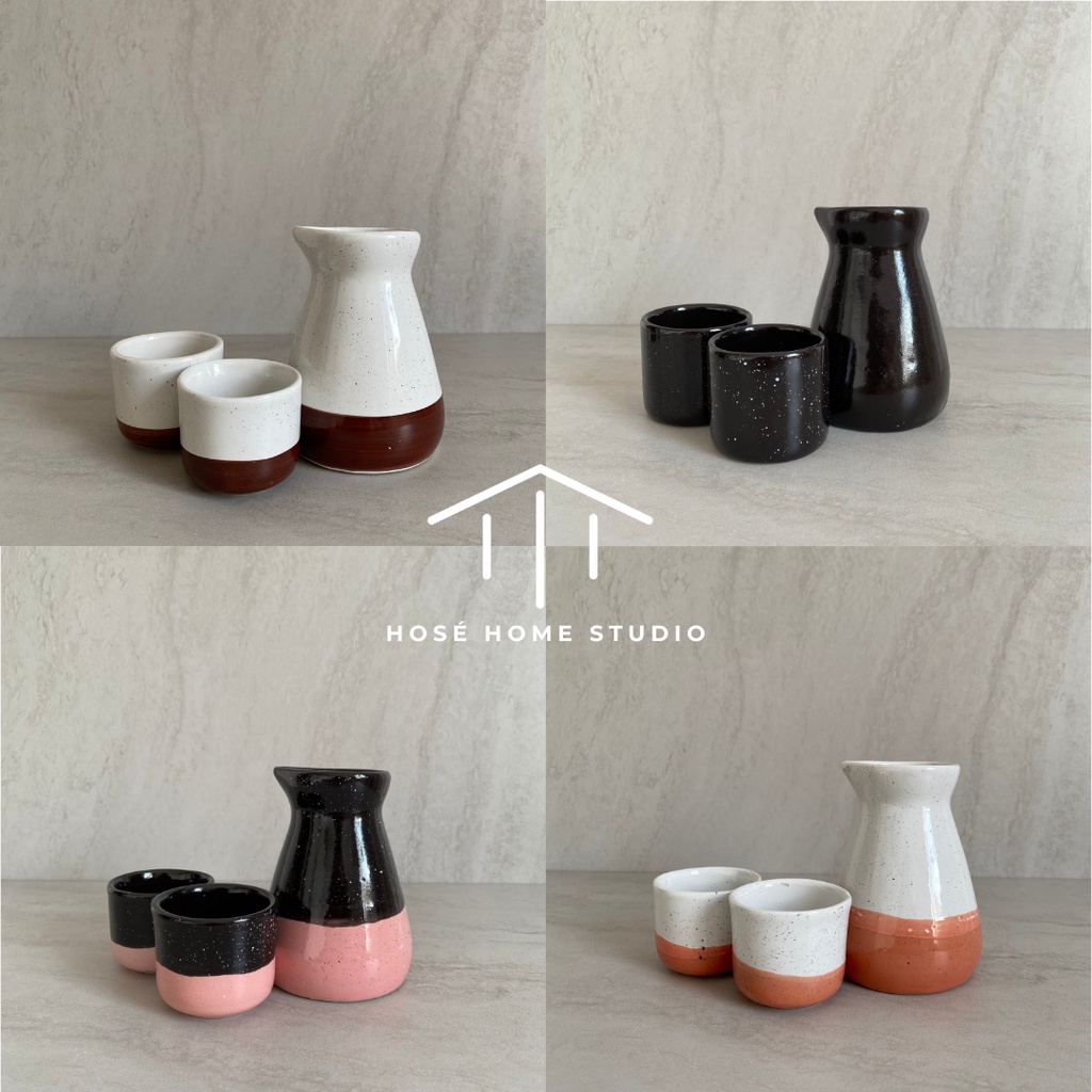 Jual HOSÉ SET TEKO SERVER (L) + 2 SLOKI !! KERAMIK GELAS | CANGKIR KOPI ...