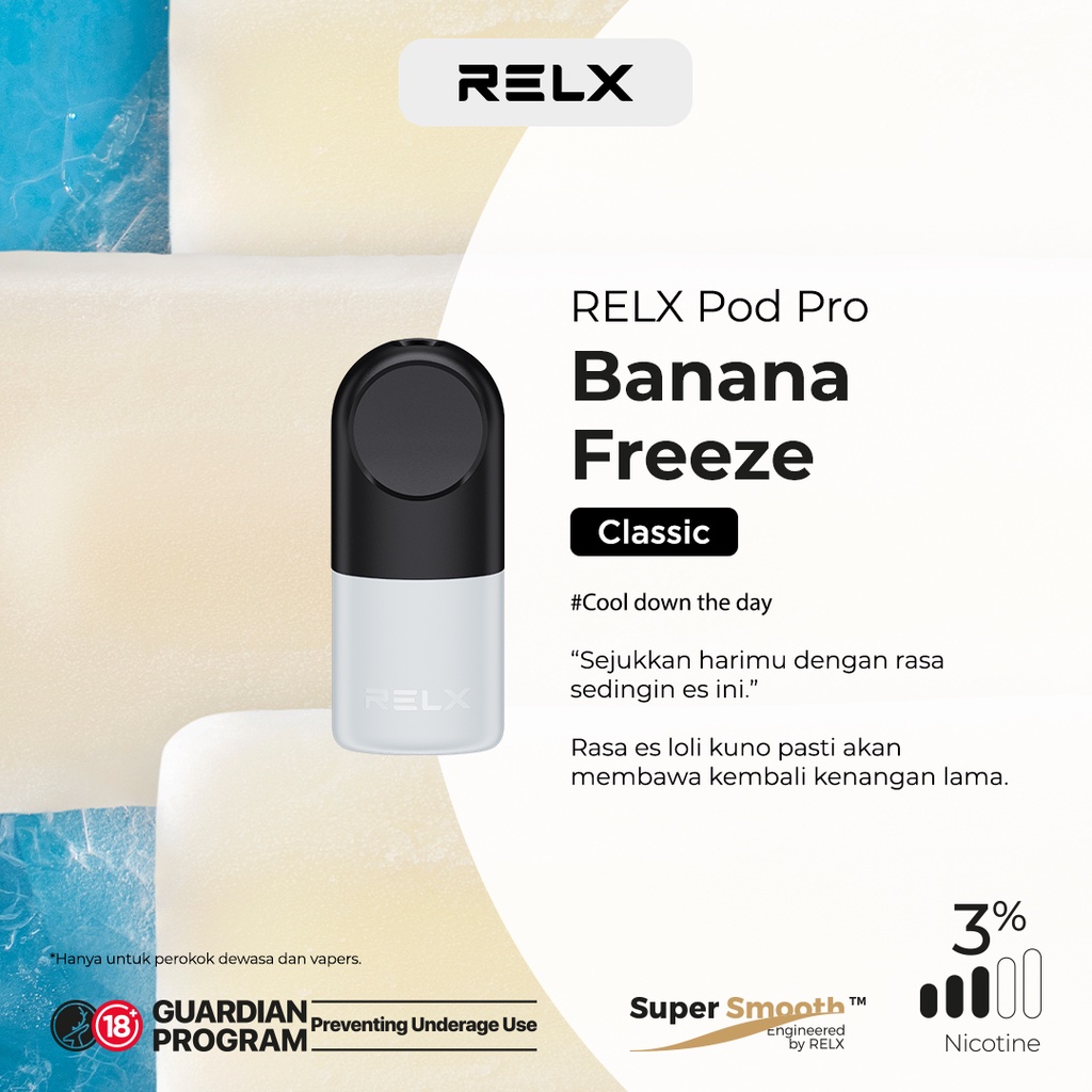Jual RELX Pod Pro - Banana Freeze 1pcs | Shopee Indonesia