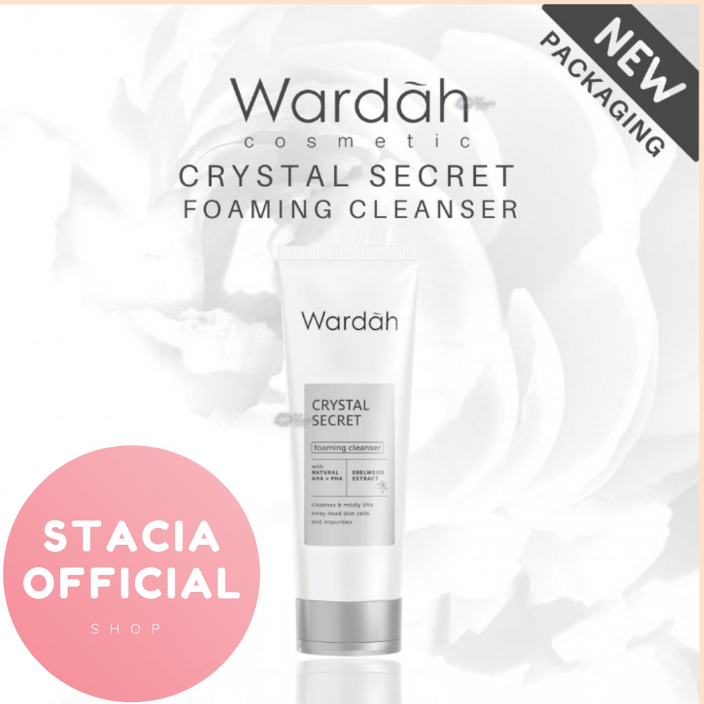 Jual WARDAH Crystal Secret Foaming Cleanser | White Secret Facial Wash ...