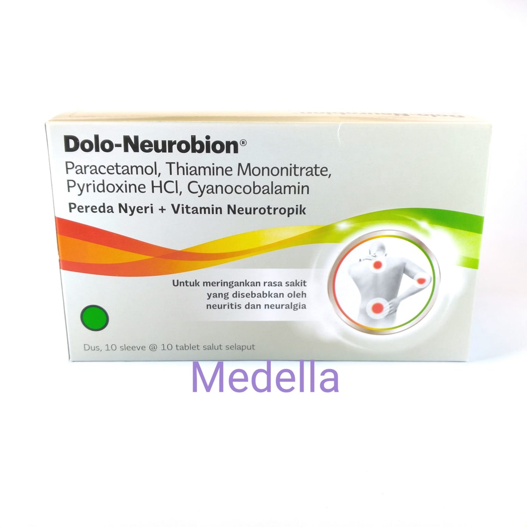 Jual Dolo Neurobion Box isi 10 Strip (100 tablet) | Shopee Indonesia
