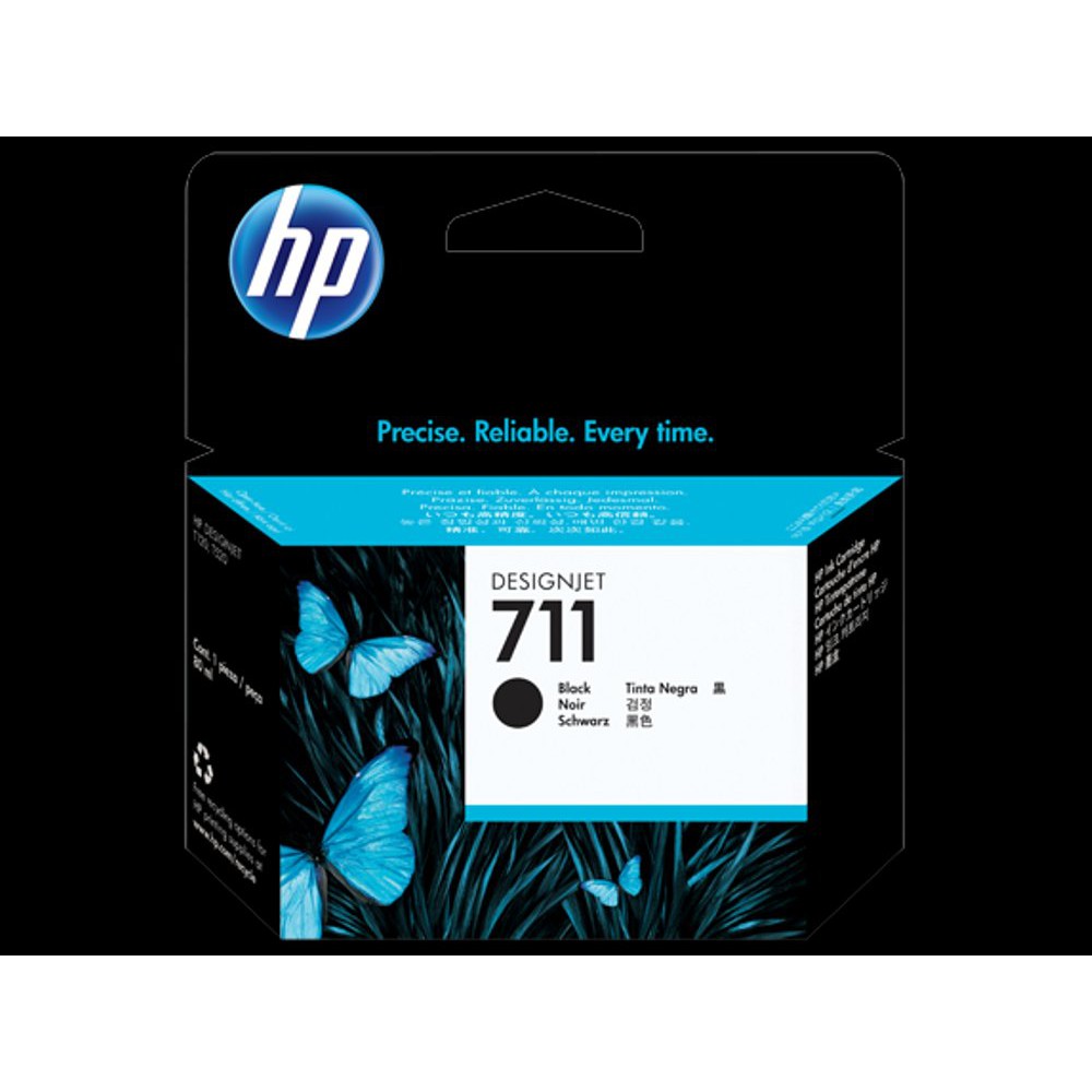 Jual TINTA HP 711 BLACK 80ml ORIGINAL | Shopee Indonesia
