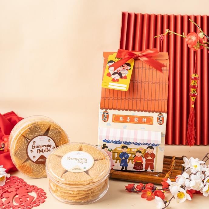 Jual Hampers Imlek 2 Loves Semprong (Nutella+Wijen) | Shopee Indonesia
