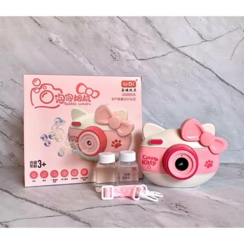 Jual BRO1316 Hello Kitty pita Karakter Bubble Camera Gun Kamera ...