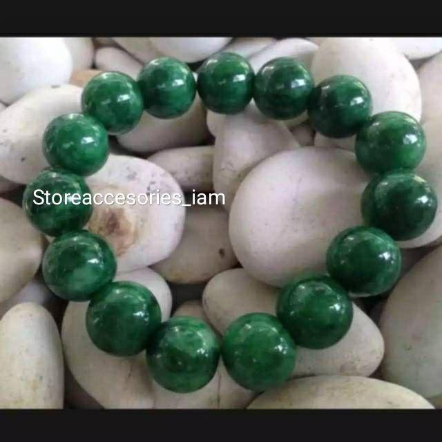 Jual Gelang giok batu asli varian warna | Shopee Indonesia