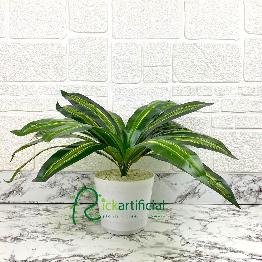 Jual Pohon Daun Pandan Bali Plastik Artificial Pot Ulir Tanaman Hias ...
