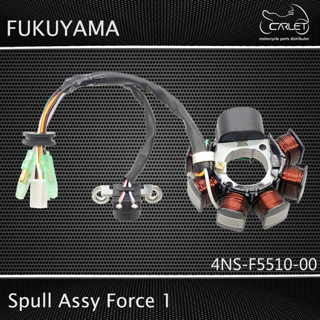 Jual Fukuyama Spool Spull Stator Assy Komplit Force 1 / F1 / F 1 (+ Pulser Coil) | Shopee Indonesia