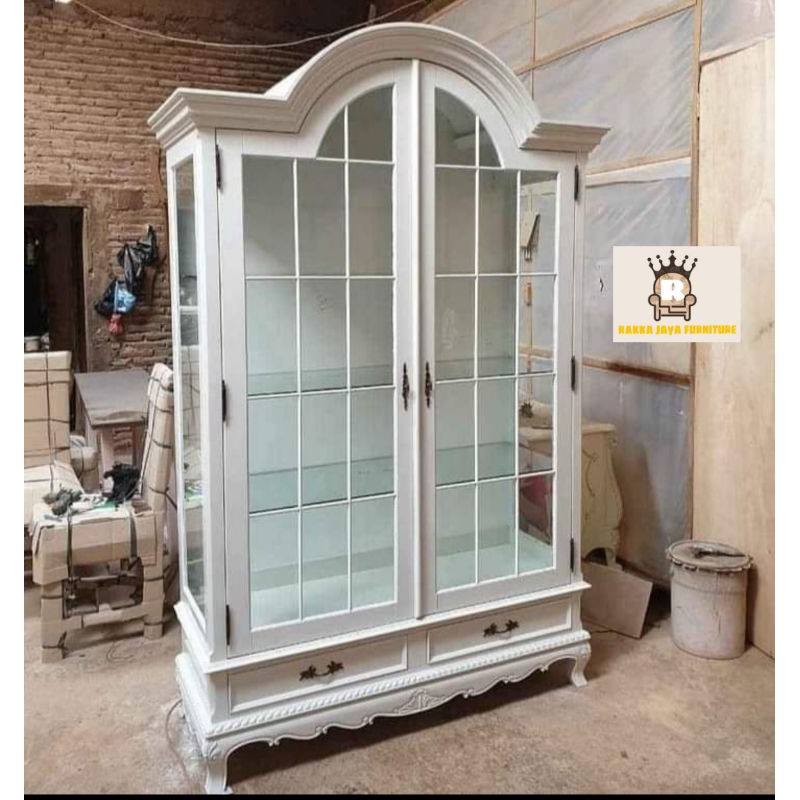 Jual ALMARI PAJANG MINIMALIS DUCO GLOSY/LEMARI HIAS MINIMALIS DUCO ...