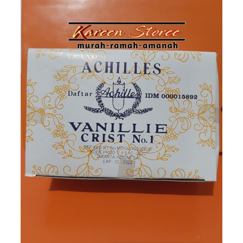 Jual Vanili | Vanillie Crist merk Achilles box | Shopee Indonesia