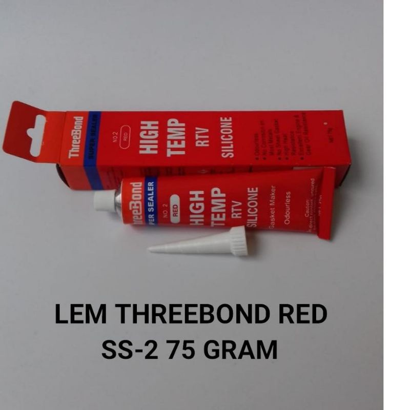 Jual Promo THREEBOND MERAH BESAR 75GR Super Sealer No. 2 Red Lem Gasket ...