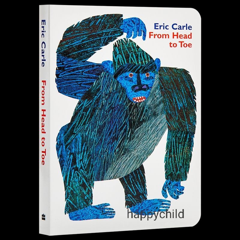 Jual Original From head to toe board book/eric carle/interactive/buku ...