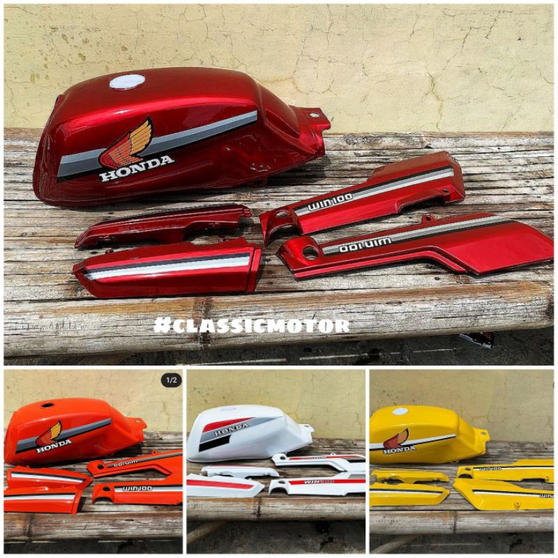 Jual tangki win100 set cover aki all warna | Shopee Indonesia