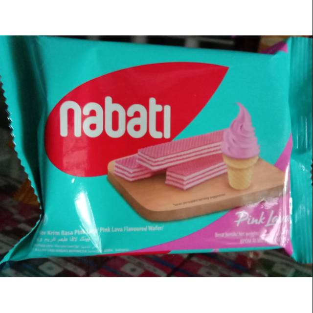 Jual Wafer Nabati Pink Lava 50gr (5pc) | Shopee Indonesia