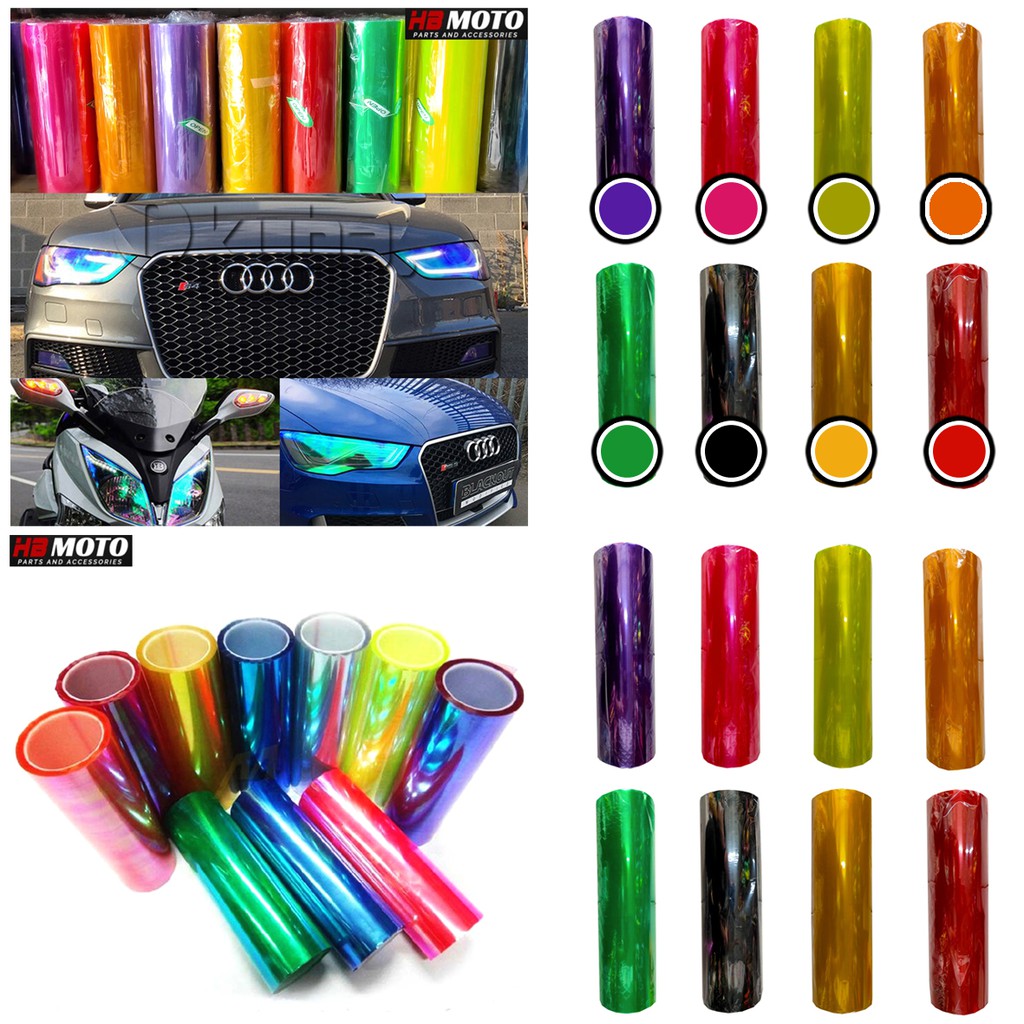 Jual Stiker Hybird Headlamp Headlight Stiker Lampu Mobil Motor Aksesori ...