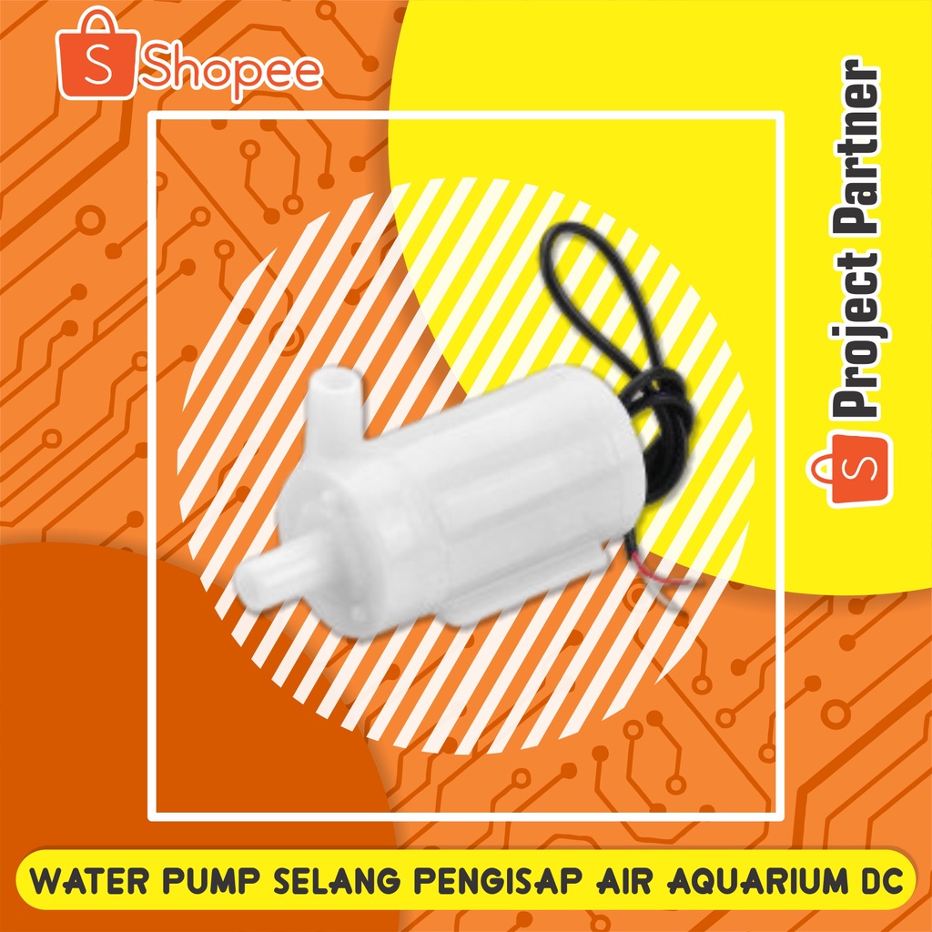 Jual Pompa Mini Hisap Water Pump Selang Pengisap Air DC Aquarium Kolam ...
