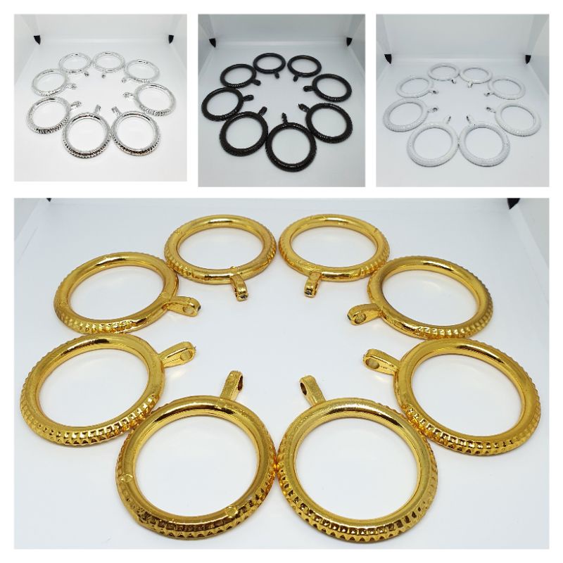 Jual Ring pipa gorden cantolan hordeng cincin gordyn | Shopee Indonesia