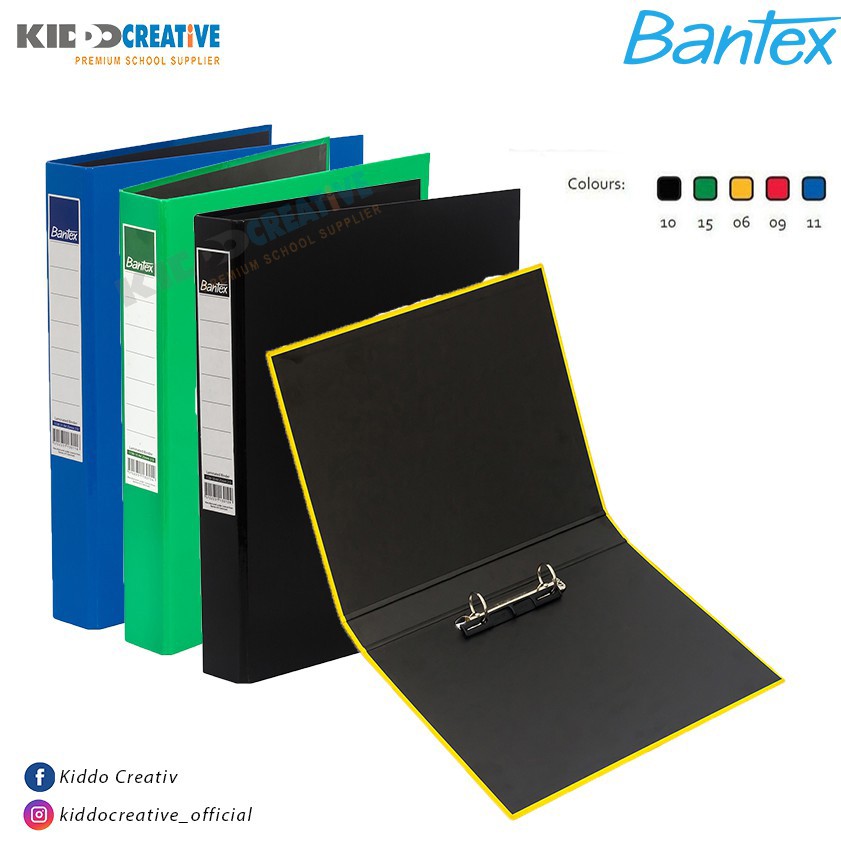 Jual BANTEX LAMINATED RING BINDER A4 / FOLIO 2RING-25MM | Shopee Indonesia