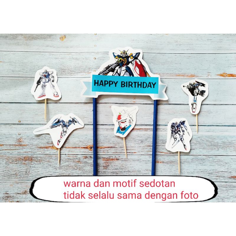 Jual topper toper hiasan tusukan nasi tumpeng kue cake ulang tahun ...