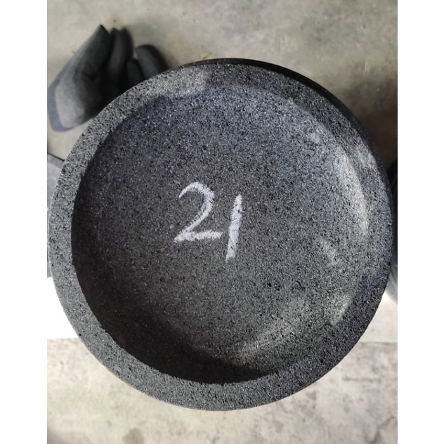 Jual Cobek/Cowek Asli Batu Gunung Merapi Ukuran 20/21cm | Shopee Indonesia