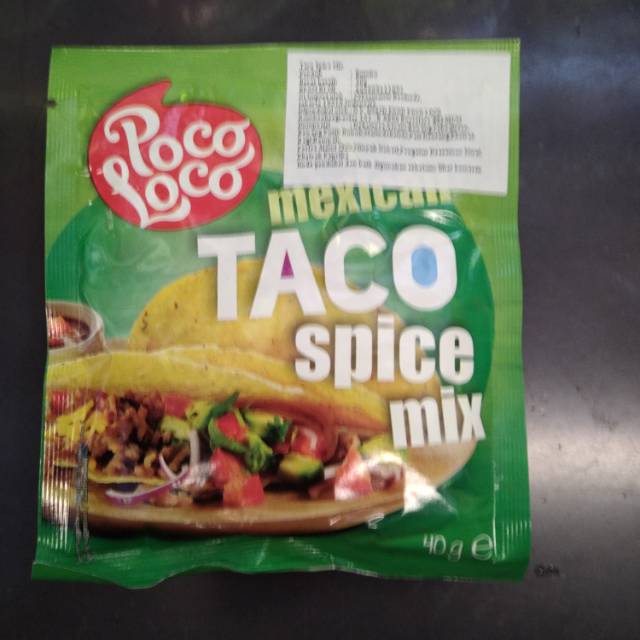 Jual poco loco taco spice mix 40gr mexican food bumbu taco | Shopee ...