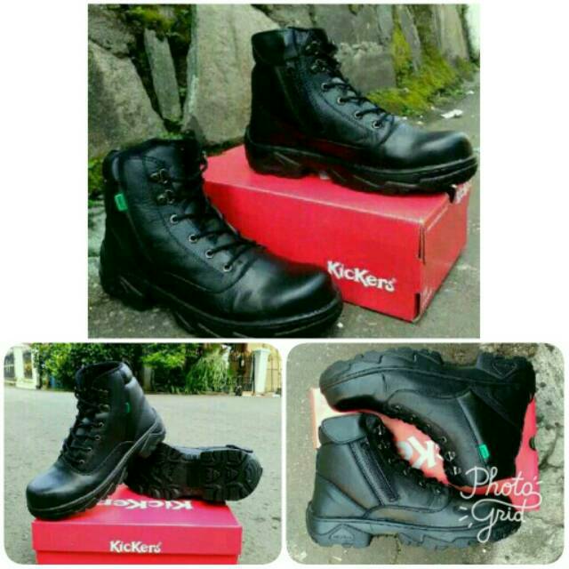 Jual Sepatu PDL PDH Delta Safety Boots Ujung Besi Tni Polri Tentara ...