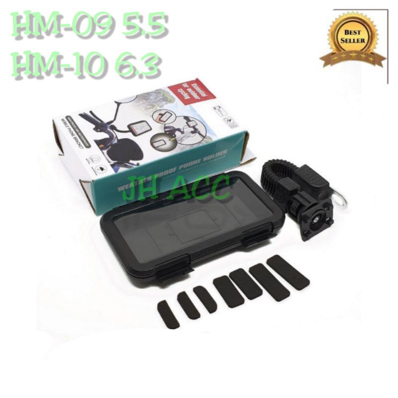 Jual JH HOLDER MOTOR WATERPROOF HM-09 5.5 / HM-10 6.3 HOLDER HP MOTOR ANTI AIR HM09 HM10 ...