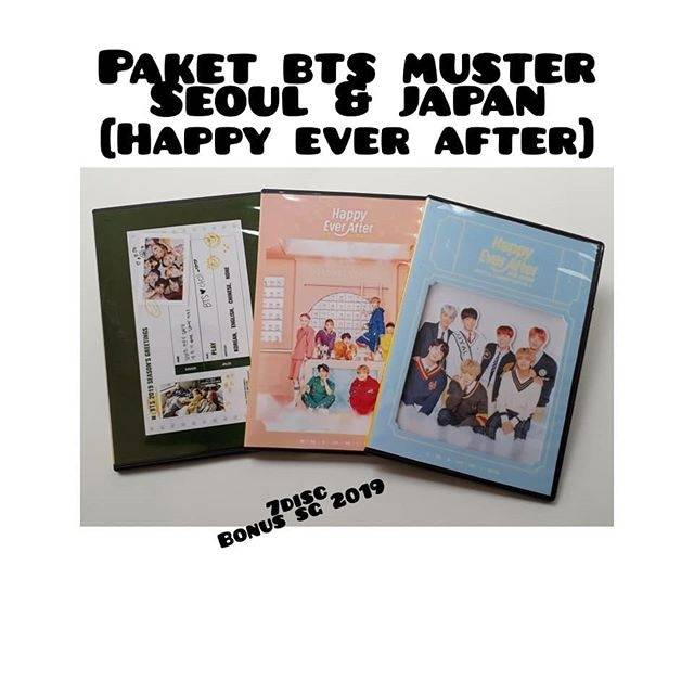 Jual DVD KPOP BTS MUSTER VOL 4 SEOUL & JAPAN | Shopee Indonesia