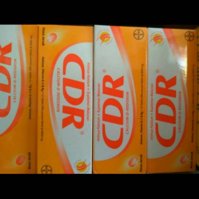 Jual CDR isi 10 tablet (rasa jeruk) | Shopee Indonesia
