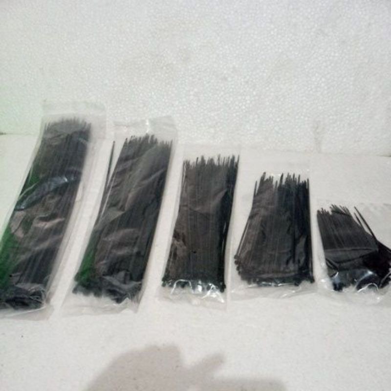 Jual Tali Ripet Kabel Ties Nylon Cable Tie Isi 100 hitam putih | Shopee ...