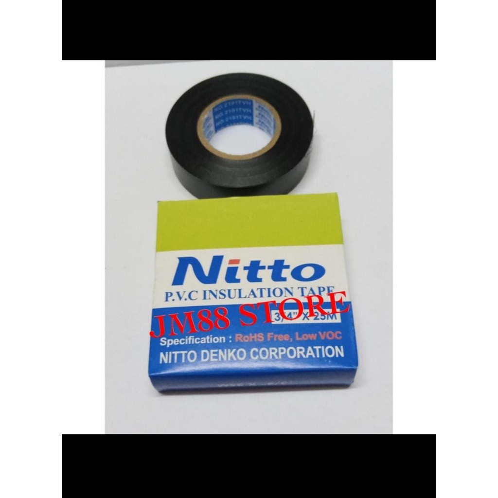 Jual ISOLASI / ISOLASI NITTO / PVC INSULATION TAPE | Shopee Indonesia