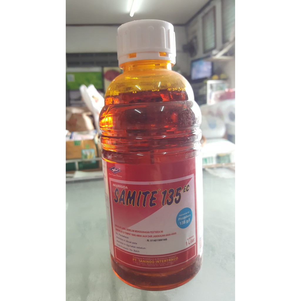Jual PRODUK- SAMITE 135EC 1 LITER INSEKTISIDA OBAT HAMA TUNGAU TANAMAN ...