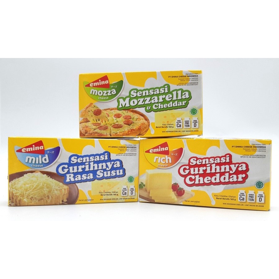 Jual EMINA CHEESE 165GR | Shopee Indonesia