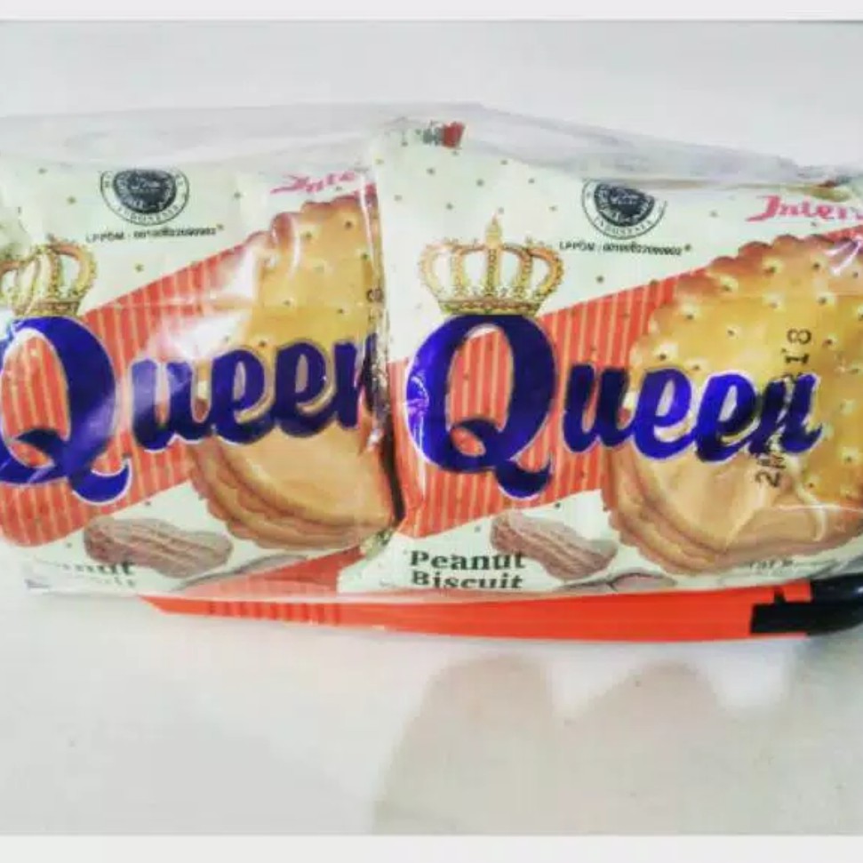 Jual Queen Peanut Biscuit 1 Renceng isi 20pcs | Shopee Indonesia