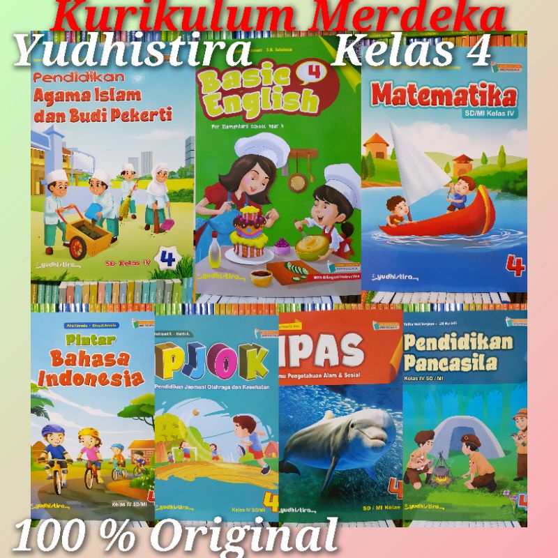 Jual Paket Kurikulum Merdeka Yudhistira Sd Mi Kelas 4 Bahasa Indonesia